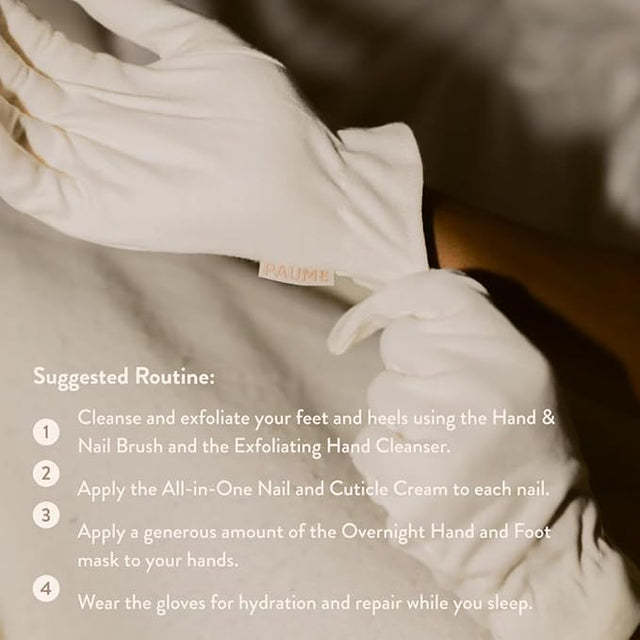 Paume 100% Cotton Overnight Hydration Gloves