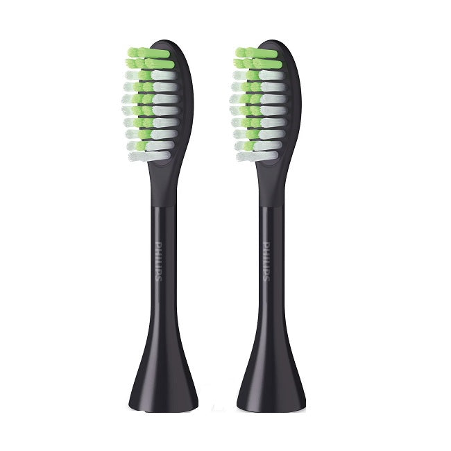 Philips One Brush Heads 2 Brush Heads Black