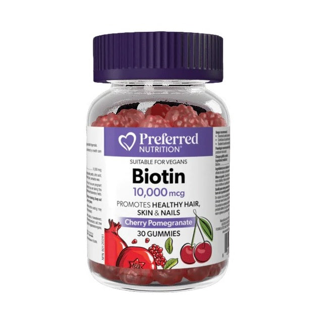 Preferred Nutrition Biotin Gummies for Hair, Skin & Nails