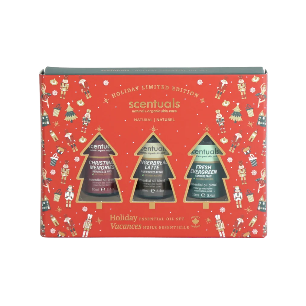 Scentuals Holiday Essential Oils Gift Set 3 x 10mL