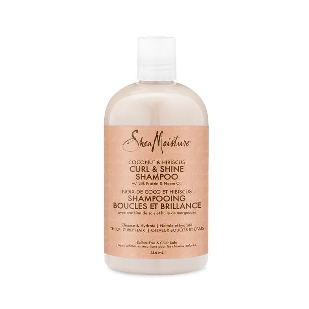 SheaMoisture Coconut & Hibiscus Curl & Shine Shampoo 384mL