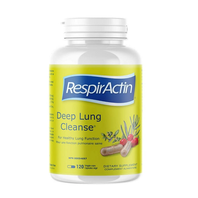 Sunforce RespirActin Deep Lung Cleanse 120 Veggie Capsules (DISCONTINUED)