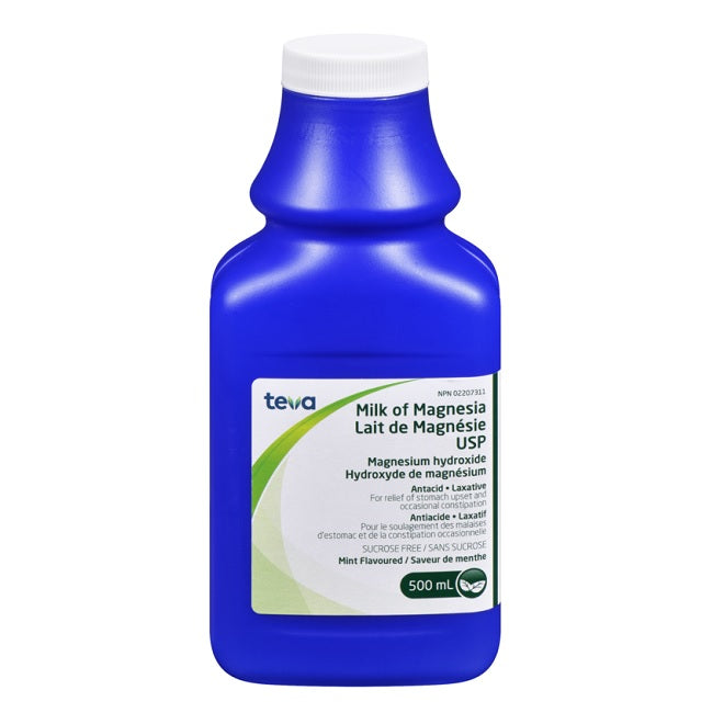 Teva Milk Magnesia Mint : Constipation Relief