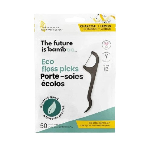 The Future is Bamboo Eco Floss Picks 50 Ct