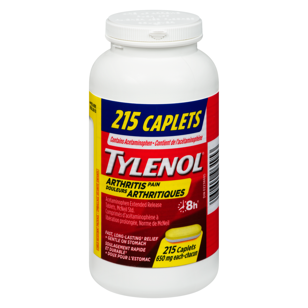 Tylenol Arthritis Pain Easy Open 650mg (Various Caplets)