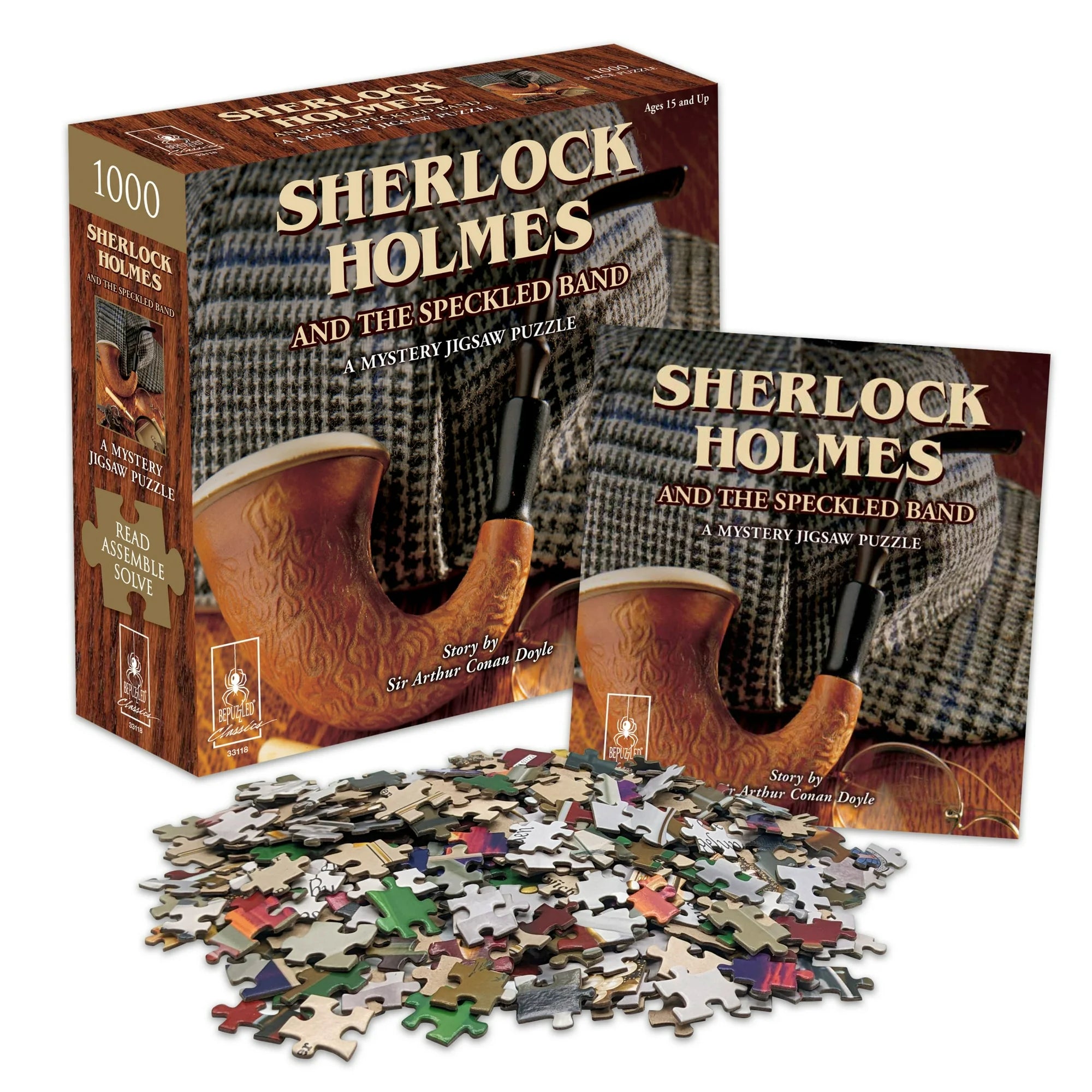 University Games Sherlock Holmes The Speckled Band Mystery Jigsaw ...