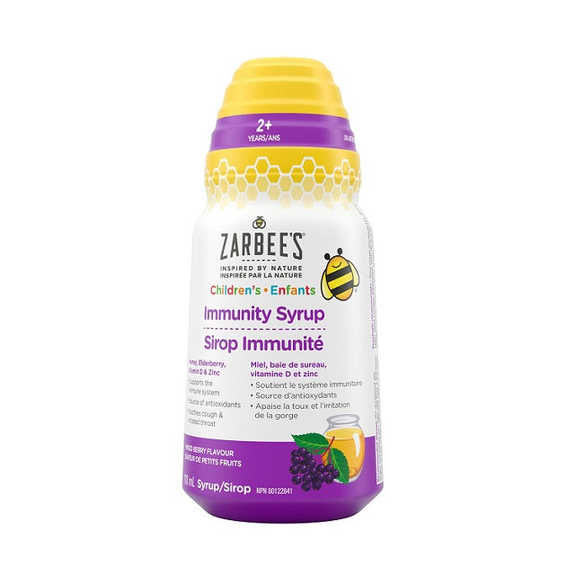 Zarbee's Children's Immunity Syrup Mixed Berry Flavour 118mL