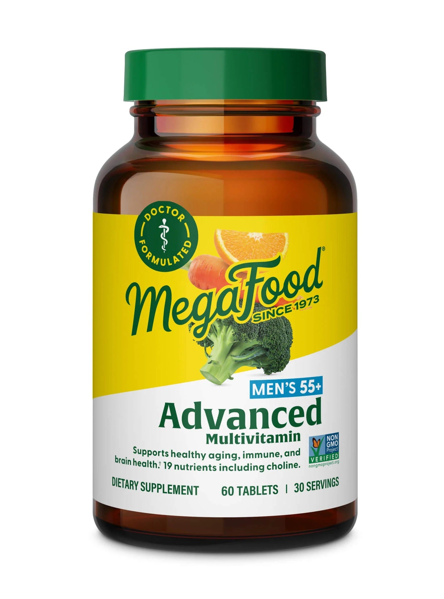 MegaFood Multi for Men 55+ 60 tablets