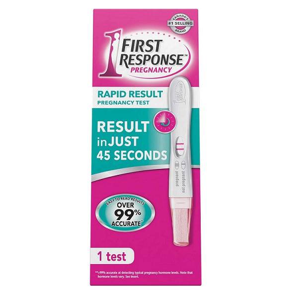 First Response Rapid Result Pregnancy Test 1 Count