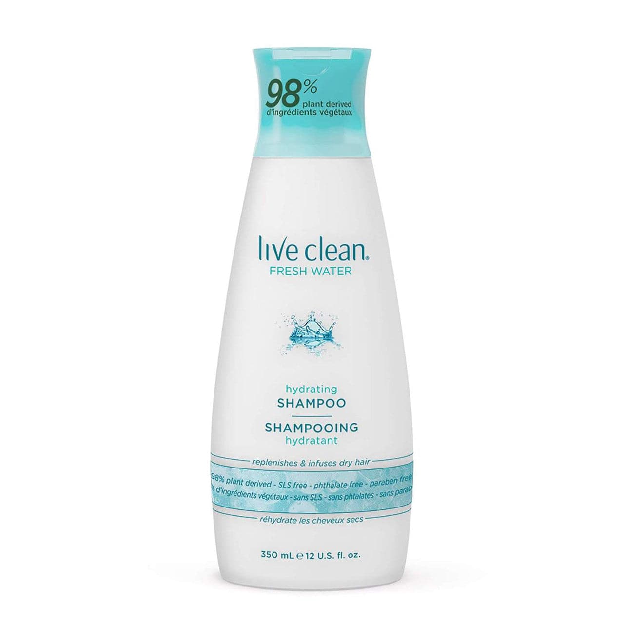 Live Clean Fresh Water Hydrating Shampoo 350mL