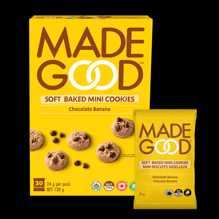 MadeGood Soft Baked Mini Cookies 30 x 24g