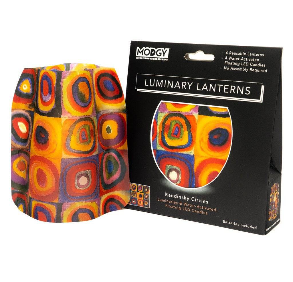 Modgy Luminary Lanterns Kandinsky Circles - Set of 4