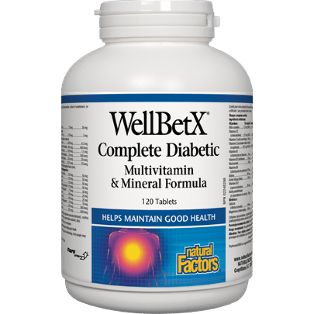 Natural Factors WellBetX Complete Multivitamin and Mineral Formula Tab