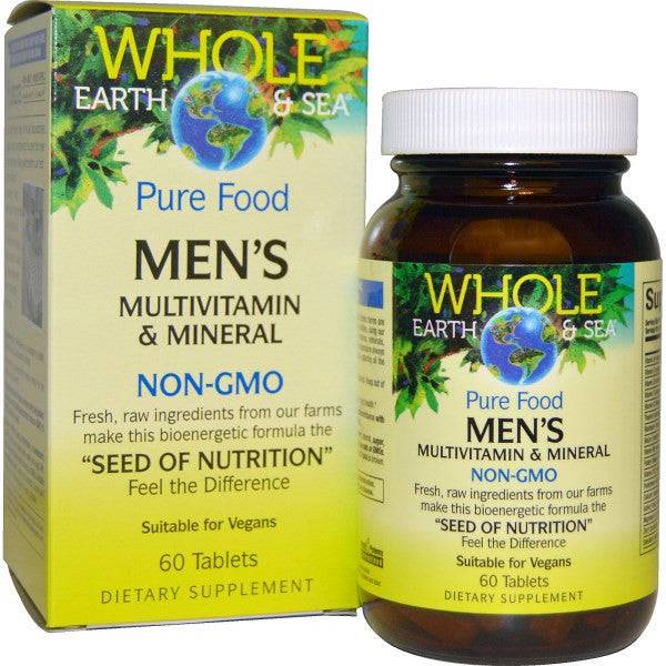 Natural Factors Whole Earth and Sea Men's Multivitamin and Mineral Tab