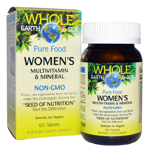 Natural Factors Whole Earth and Sea Women's Multivitamin and Mineral ...