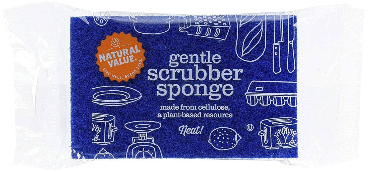 Natural Value Gentle Scrubber Sponge 1 ct