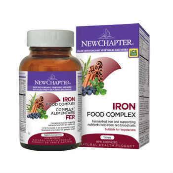 New Chapter Fermented Iron Complex 60 Tablets