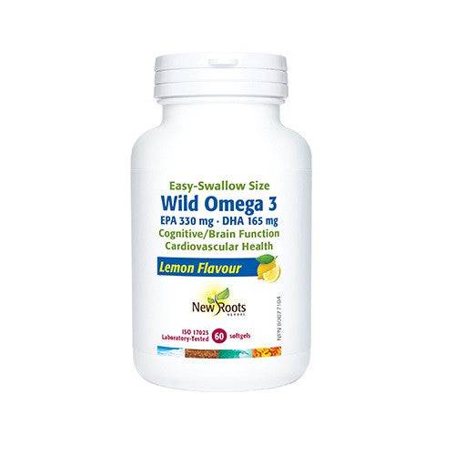 New Roots Herbal Wild Omega 3 EPA 330 mg DHA 165 mg 60 Softgels