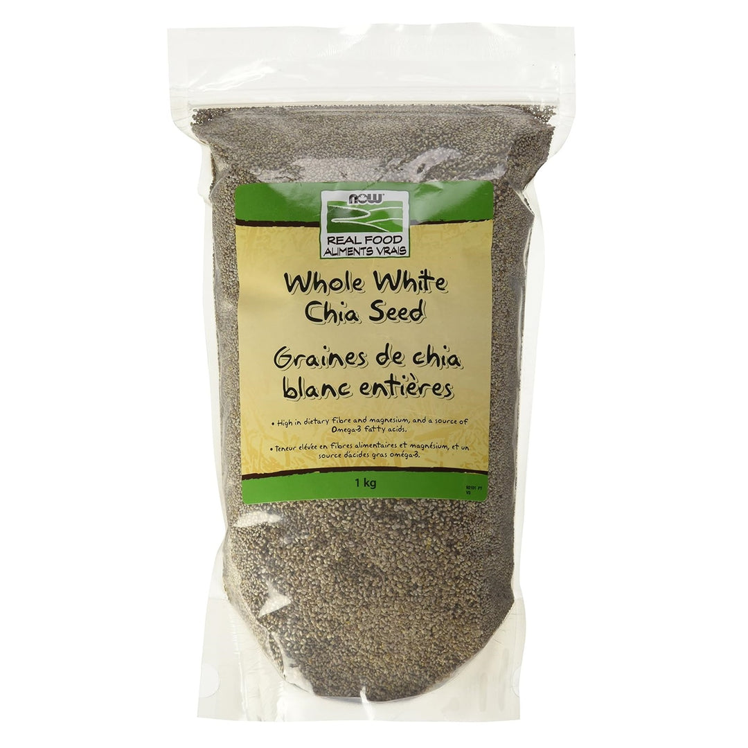 NOW Real Food Whole White Chia Seed 1kg