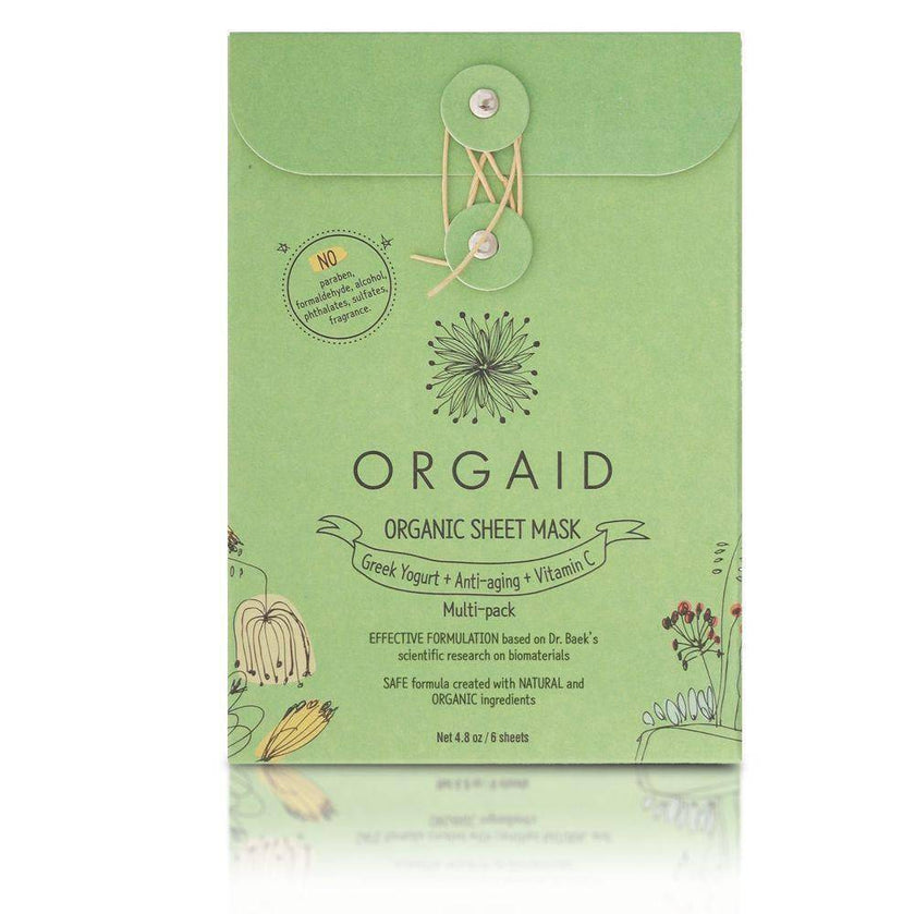 Expires June 2026 Clearance Orgaid Sitka Naturals Sheet Mask Variety ...