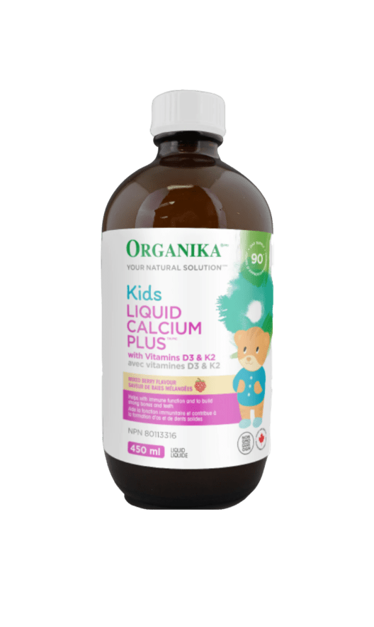 Organika Kids Liquid Calcium Plus with Vitamins D3 & K2 450mL