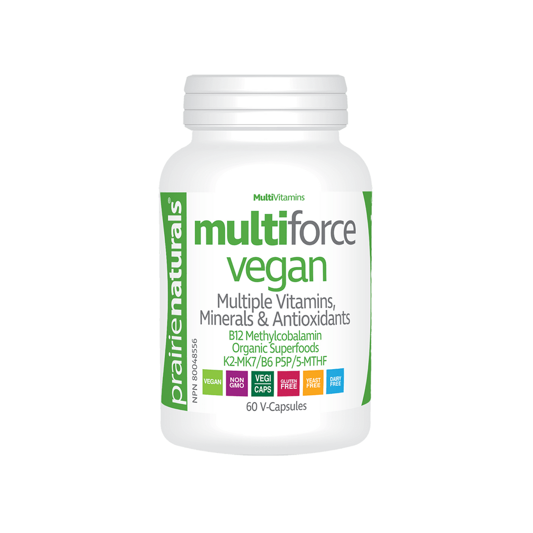 Prairie Naturals Multi-Force Vegan Multiple Vitamins, Minerals ...