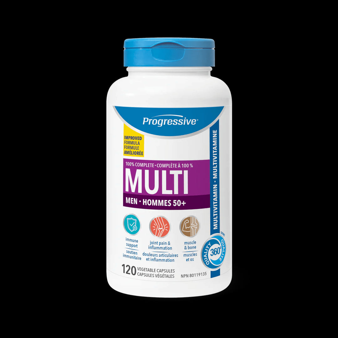 Progressive MultiVitamins for Men 50+ (Improved Formula)