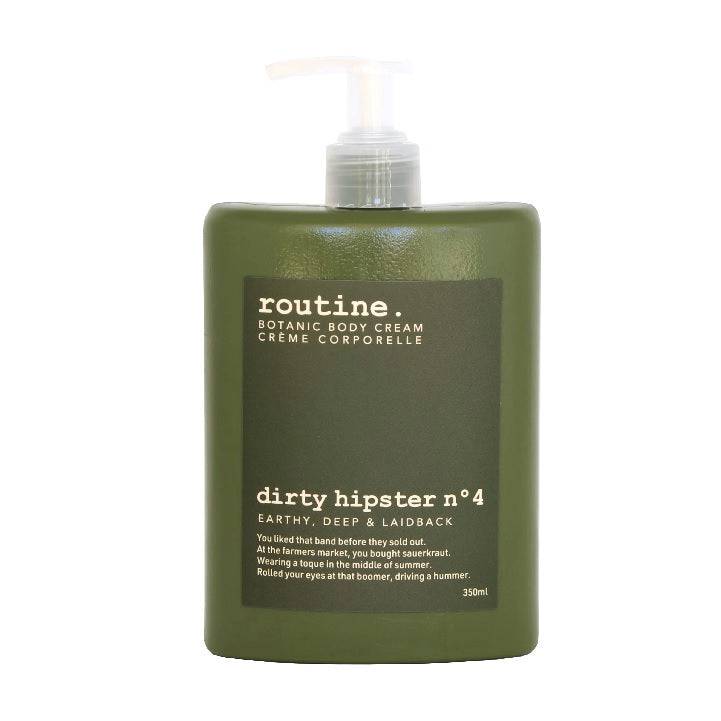 Routine Botanic Body Cream No4 - 350mL Dirty Hipster