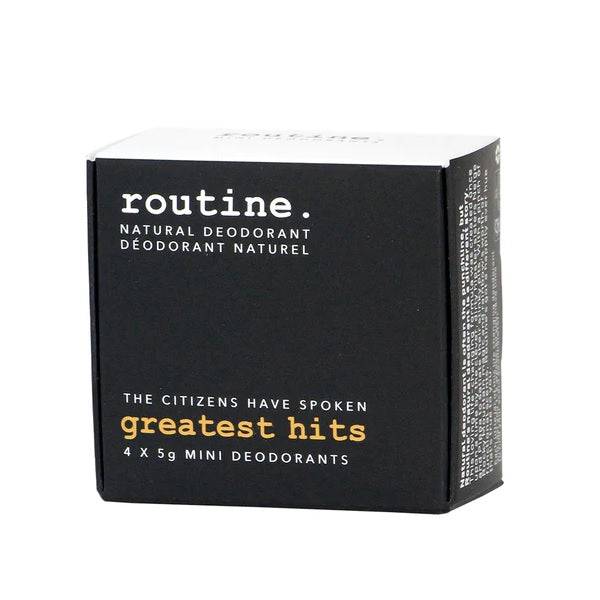 Routine Deodorant Greatest Hits 4x5g