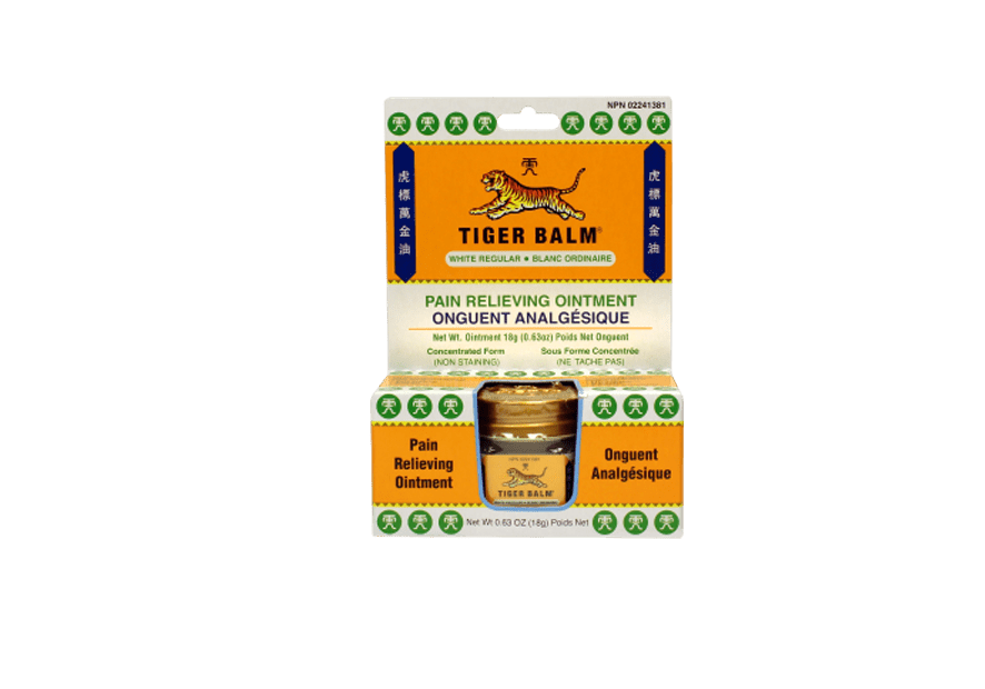 Tiger Balm Pain Relieving Ointment White Regular 18 grams